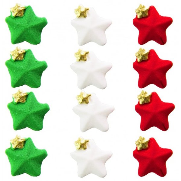 Confeito Acucar Estrela Dupla C/12 Jady