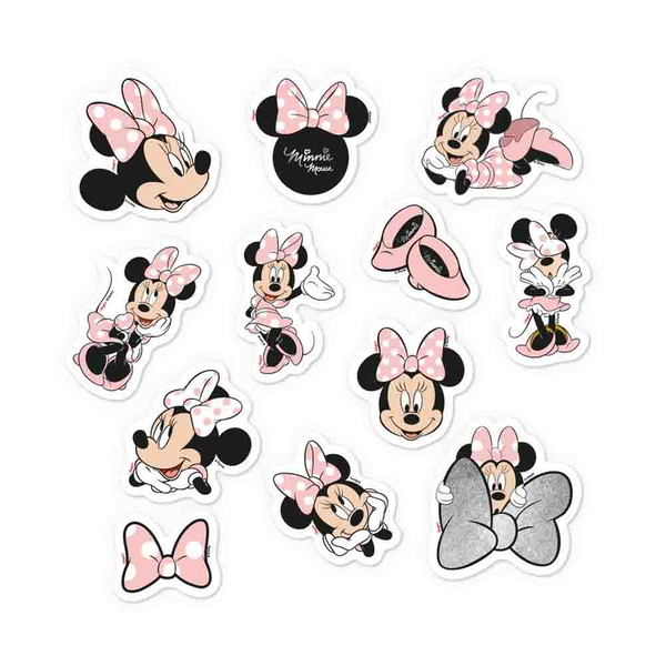 Mini Personagem Minnie Rosa C/12 Regina