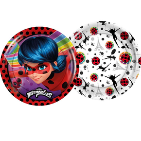 Prato Papel Ladybug C/12 Regina