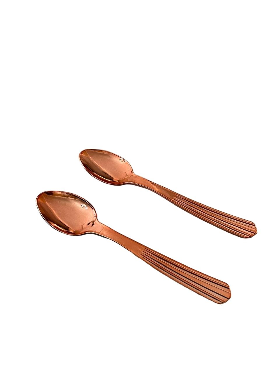 Colher Acrilico Cromado Rose C/8 Viggui