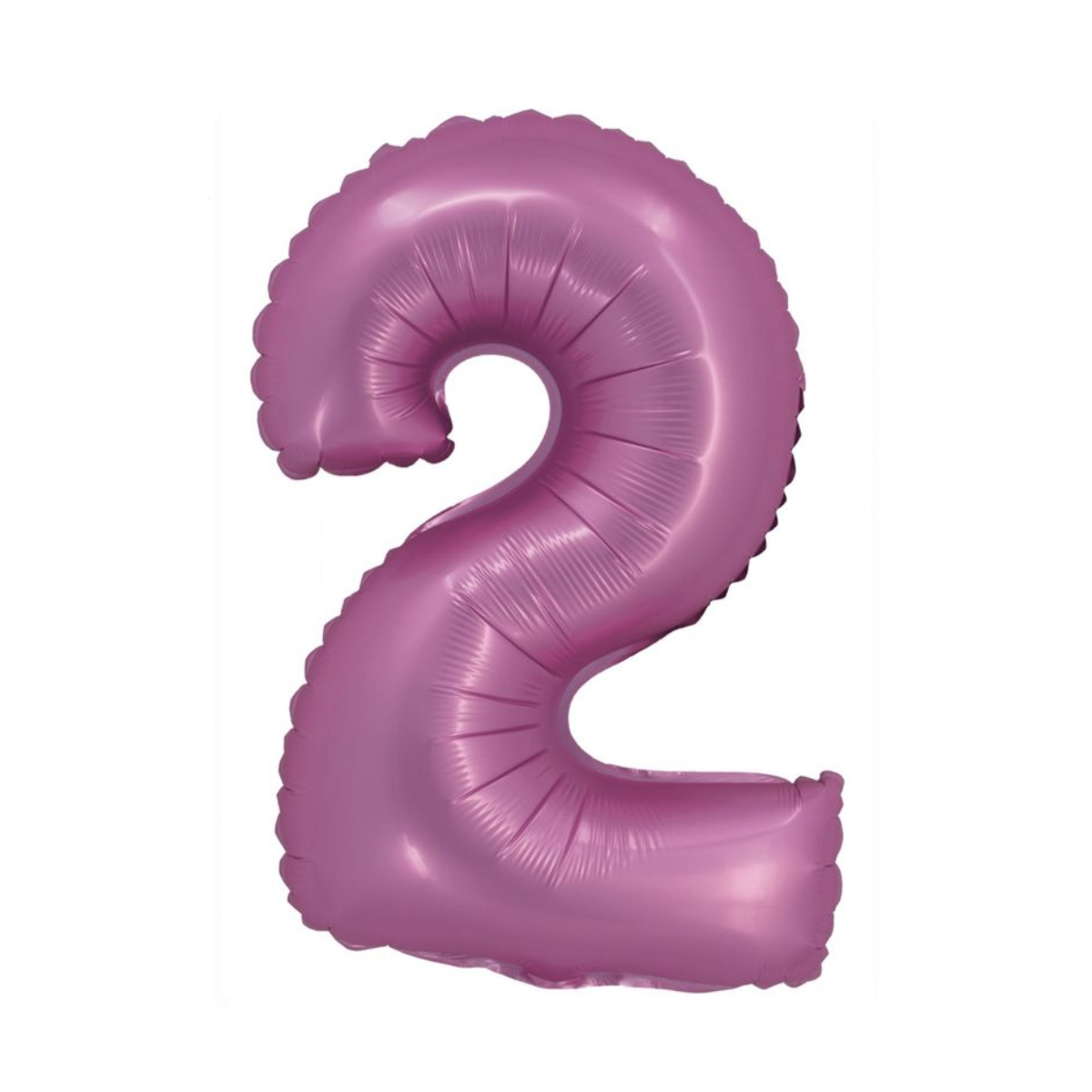 Balao Cromado 40cm Rosa N 2 Silver