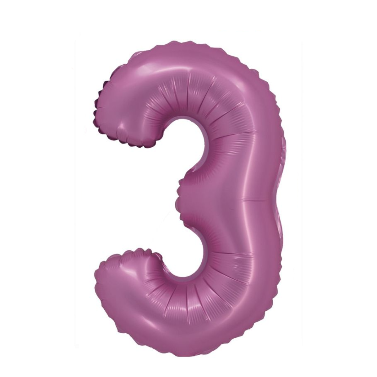 Balao Cromado 40cm Rosa N 3 Silver